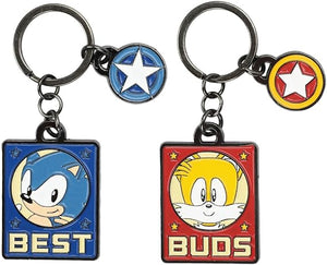 Sonic and Tails 2-Pack Besties Keychains