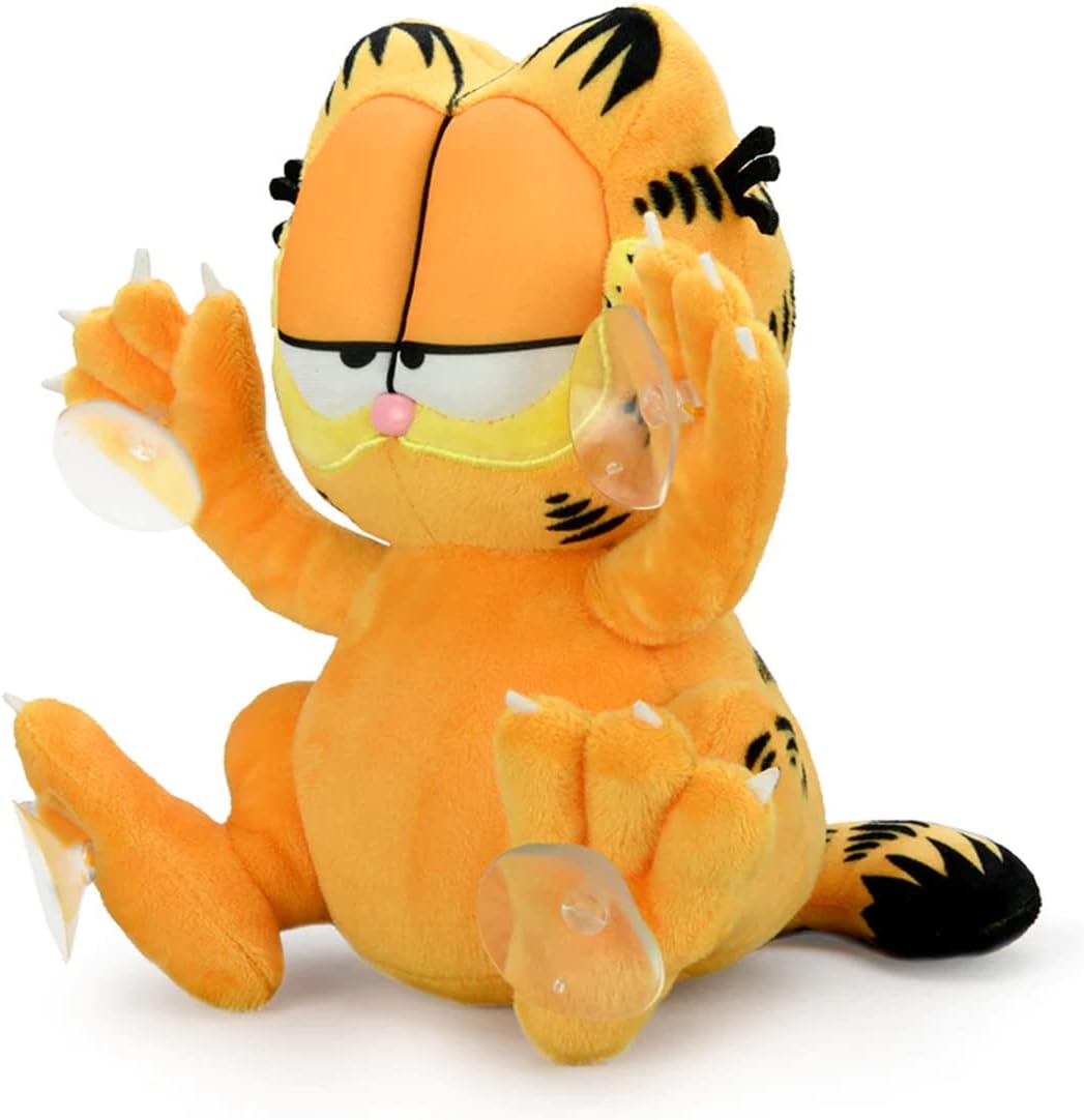 Kidrobot Garfield 8 Inch Suction Cup Window Clinger - Relaxed