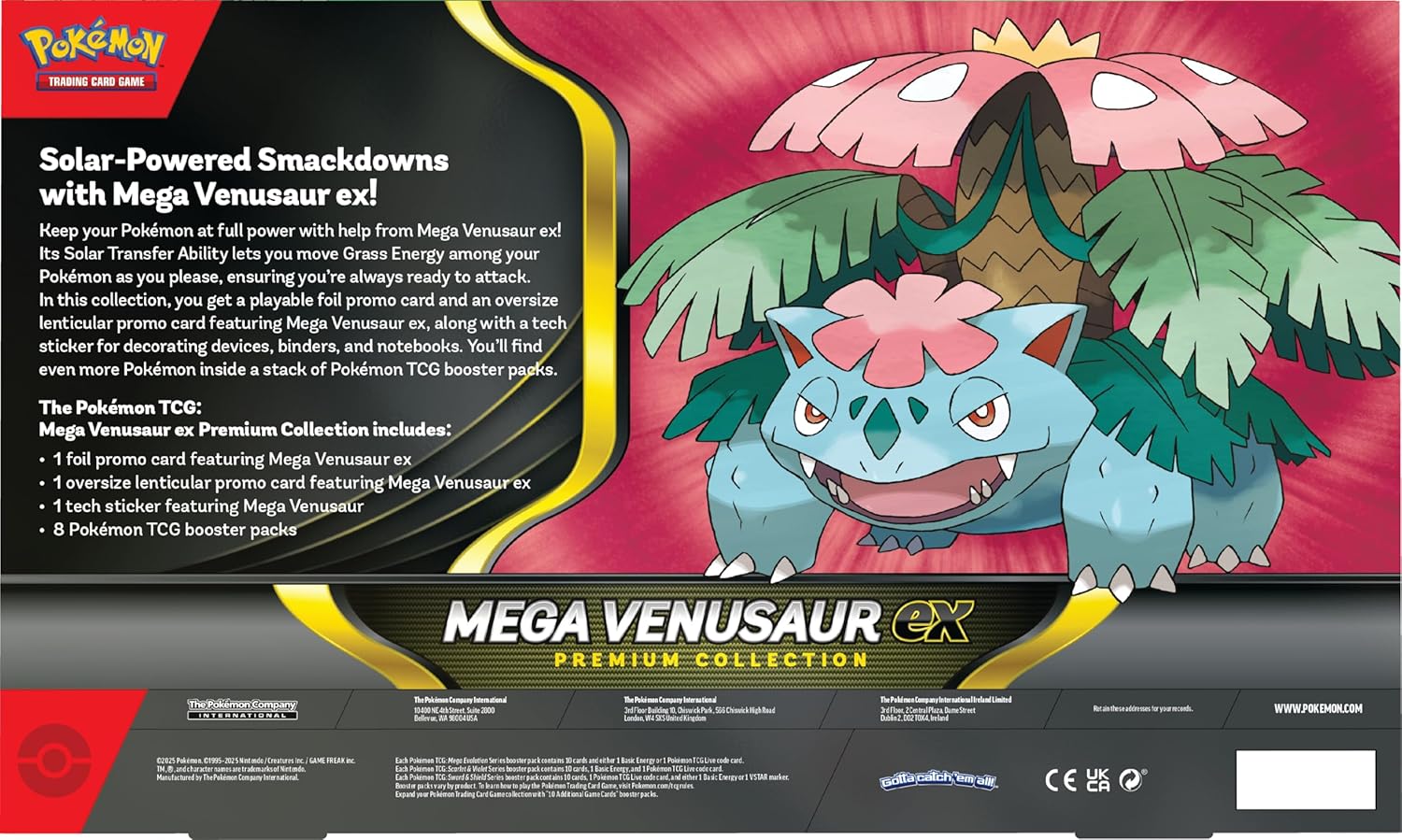 Pokémon TCG: Mega Venusaur ex Premium Collection Box (ENGLISH EDITION)