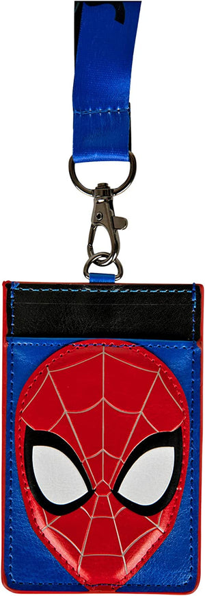 Marvel Spider-Man Face Logo ID Card Holder Lanyard